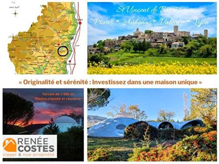 Maison à vendre - Saint-Vincent-de-Barrès - 4 pièces - 2 chambres