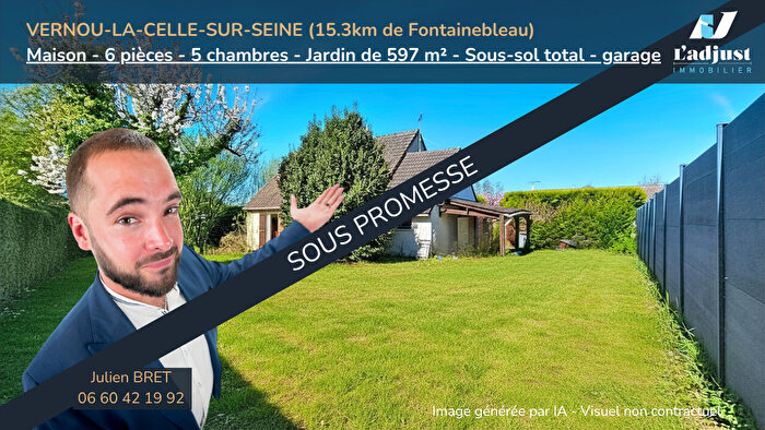 Vernou-la-Celle-sur-Seine - Maison 6 pièces à vendre