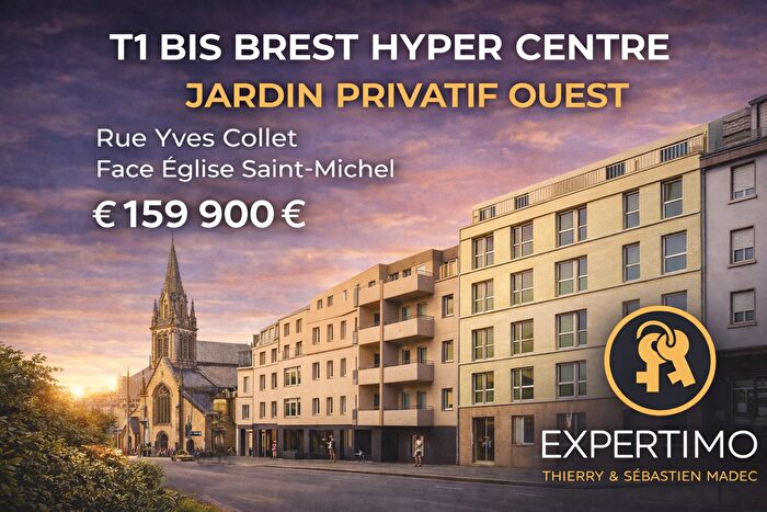 Appartement à vendre - Brest, Saint-Martin, Kérigonan - 1 pièce - 1 chambre