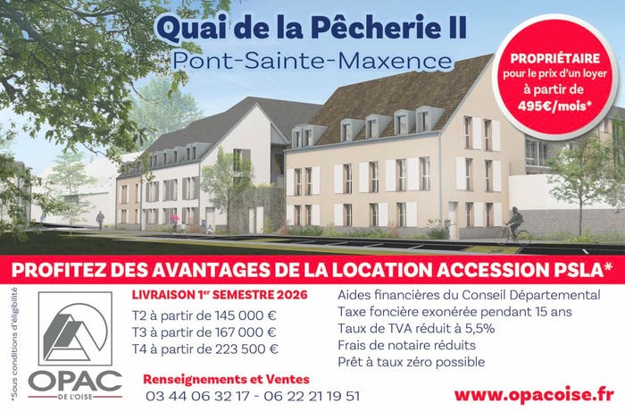 Maison 3 pièces à Pont-Sainte-Maxence, Montignette, à vendre