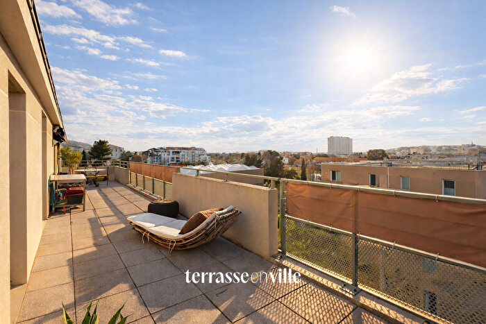 Appartement à vendre - Marseille e , Mazargues - 3 pièces - 2 chambres