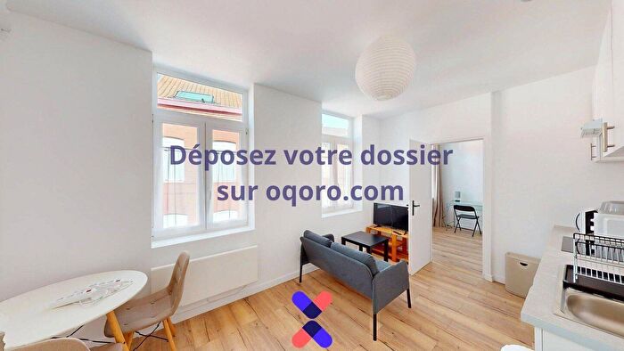 Appartement à louer - Anseele-Centre-Nations Unies-Crouy-Esperence, Roubaix - 2 pièces - 1 chambre