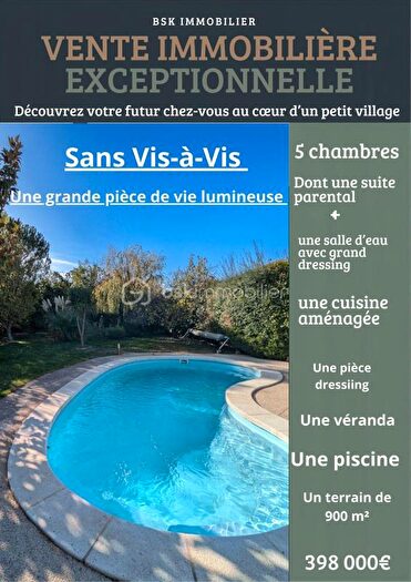 Maison à vendre - Caux - 7 pièces - 5 chambres