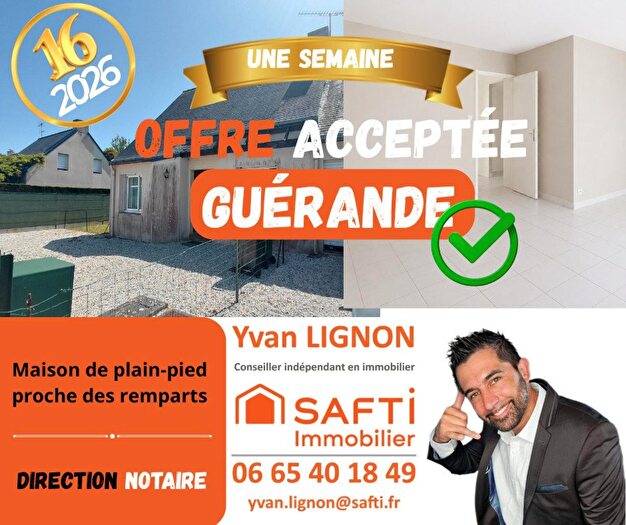 Maison 3 pièces à vendre à Guérande, Centre-ville, Faubourgs