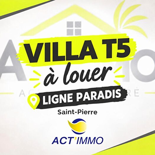 Maison 5 pièces à louer - Saint-Pierre, La Ligne Paradis, Morière