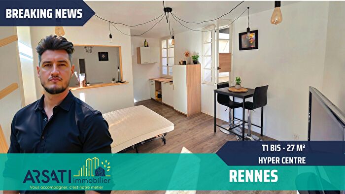 Appartement à vendre - Quartiers Centre, Rennes - 1 pièce