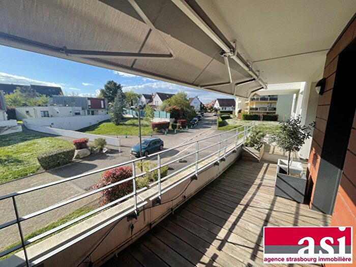 Appartement à louer - Est, Souffelweyersheim - 2 pièces - 1 chambre