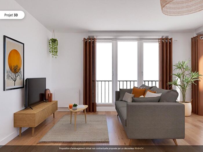 Appartement à louer - Bobigny, Centre-ville - 3 pièces - 2 chambres