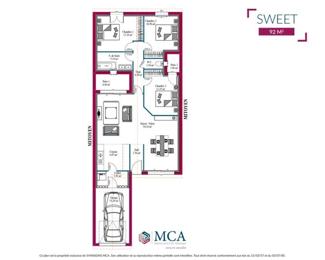Maisons à vendre et appartements à louer - 3