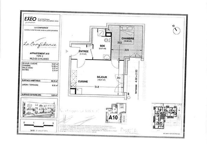 Appartement 2 pièces à louer à Villiers-sur-Marne, Les Stades