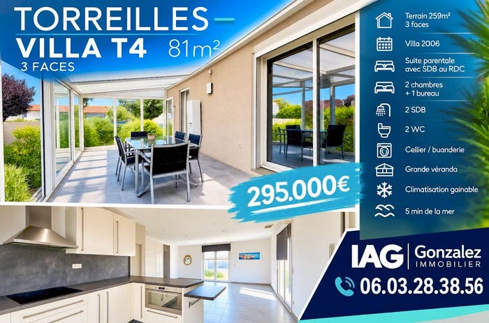 Torreilles : Maison 4 pièces à vendre