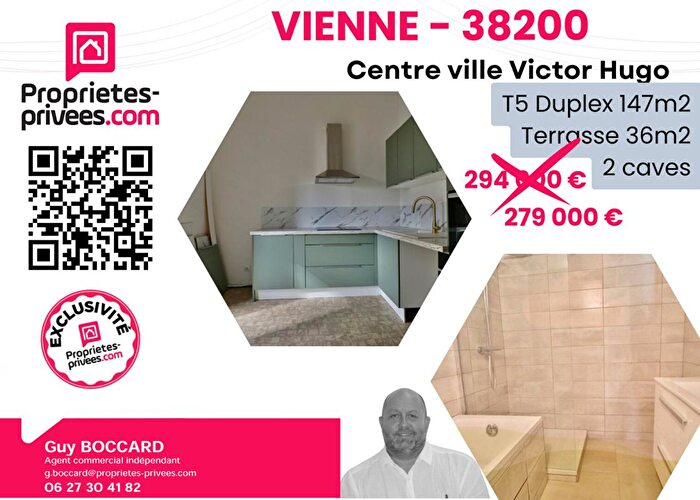 Appartement à vendre - Vienne, Centre-ville - 5 pièces - 4 chambres