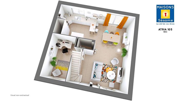 Maison à vendre - Bondy, Le Saule Blanc - 6 pièces - 4 chambres