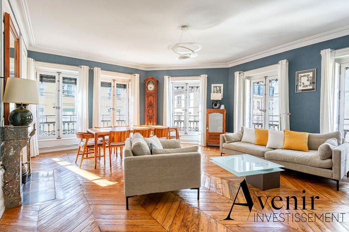 Lyon 1er, Ouest des Pentes - Appartement 6 pièces à vendre