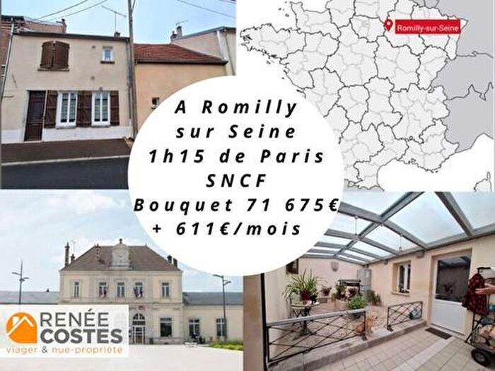 Maison à vendre - Romilly-sur-Seine, Centre-ville, Gare, Lion, Les Hauts Buissons - 4 pièces - 2 chambres