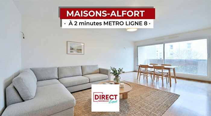 Appartement à vendre - Maisons-Alfort, Les Julliottes - 3 pièces - 2 chambres