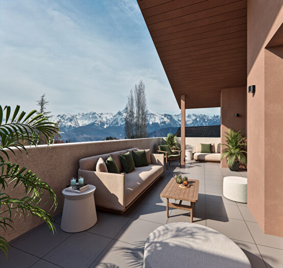 Appartement à vendre - La Tronche - 3 pièces - 2 chambres