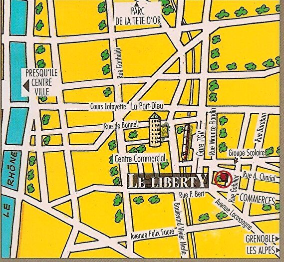 Appartement 1 pièce à Sans Souci-Dauphiné, Lyon 3ème arrondissement, à louer