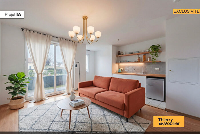 Appartement à vendre - Couëron, Centre-ville, Ardillets - 2 pièces - 1 chambre