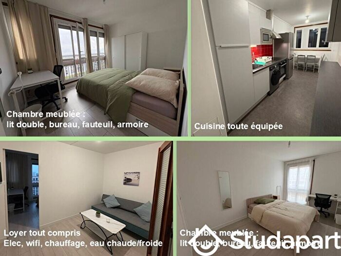 Appartement à louer - Espoir et Avenir-Le Nautilus-Colvert-Berlioz-Amiens Nord Ouest - 1 pièce - 3 chambres
