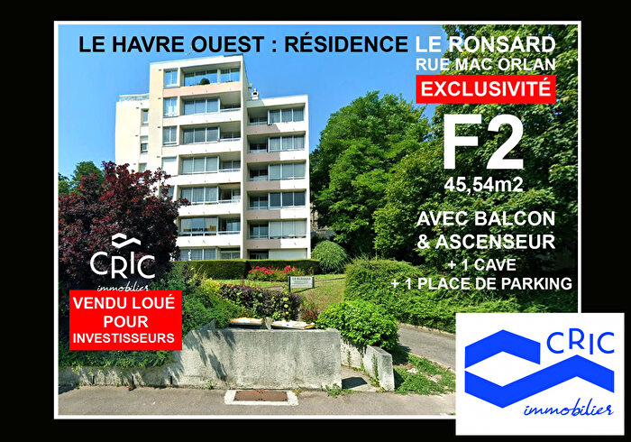 Appartement à vendre - Le Havre, Danton, Rond point - 2 pièces - 1 chambre