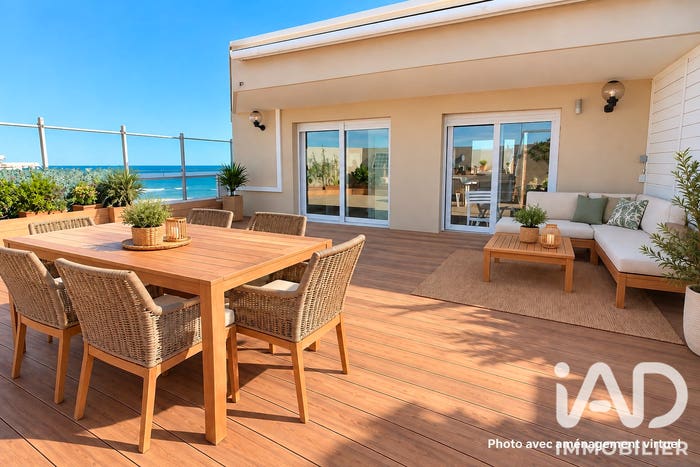 Canet-en-Roussillon, Plage Sud : Appartement 3 pièces à vendre