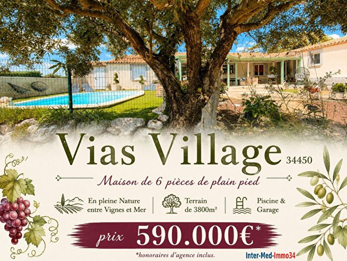 Maison 6 pièces à Vias, à vendre