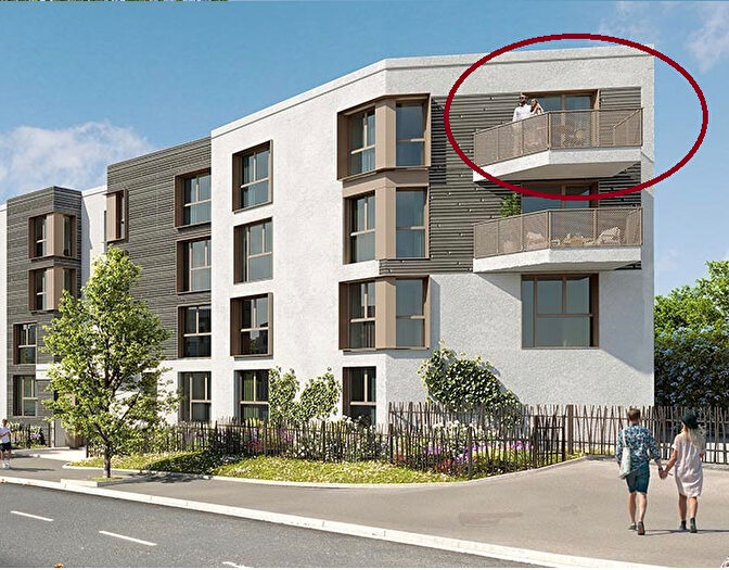 Caen, Bas Venoix, La Prairie - Appartement 1 pièce à vendre