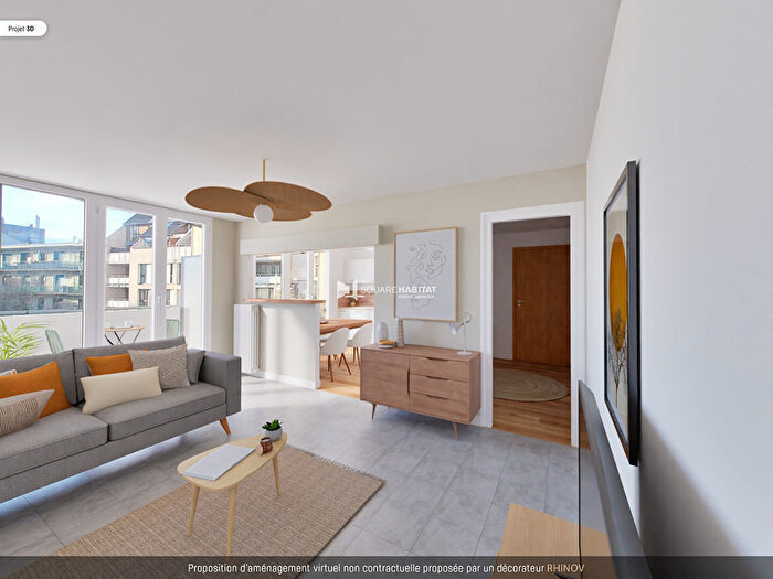 Appartement à vendre - Chambéry, Centre-ville - 3 pièces - 2 chambres