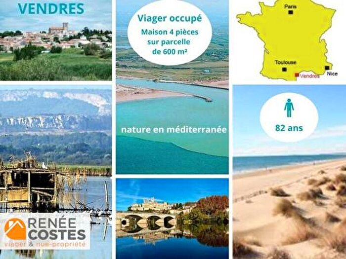 Maison à vendre - Vendres - 4 pièces - 3 chambres