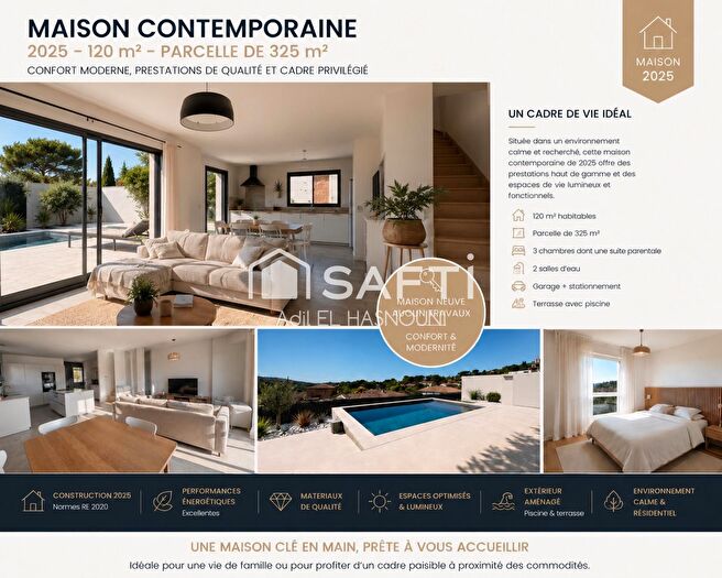 Maison 5 pièces à vendre à Vailhauquès