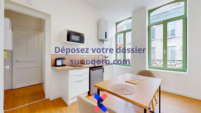 Appartement 2 pièces à Epeule-Trichon, Roubaix, à louer