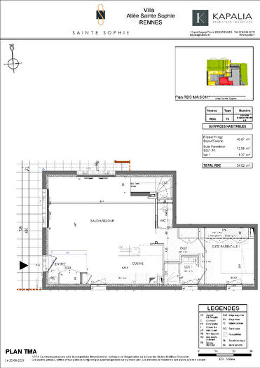 Maison à vendre - Quartiers Centre, Fougères, Sévigné - 6 pièces - 4 chambres