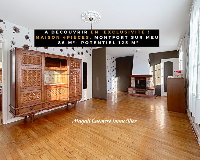 Maison à vendre - Montfort-sur-Meu - 4 pièces - 3 chambres