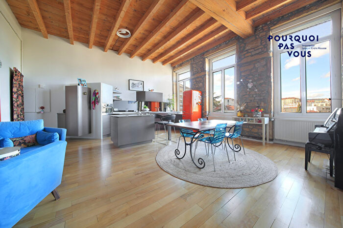 Appartement à vendre - Lyon e , Croix Rousse Est - 3 pièces - 2 chambres