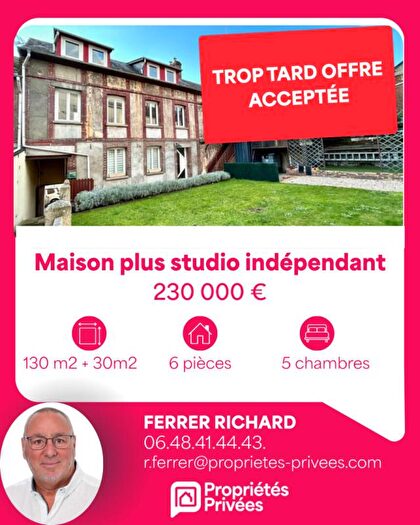 Maison à vendre - Déville-lès-Rouen - 6 pièces - 5 chambres