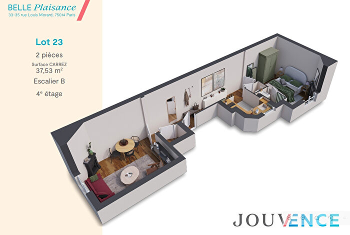 Paris 14ème, Didot, Porte de Vanves - Appartement 2 pièces à vendre