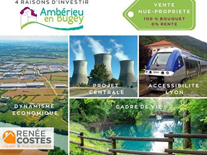 Ambérieu-en-Bugey, Centre-ville : Maison 4 pièces à vendre
