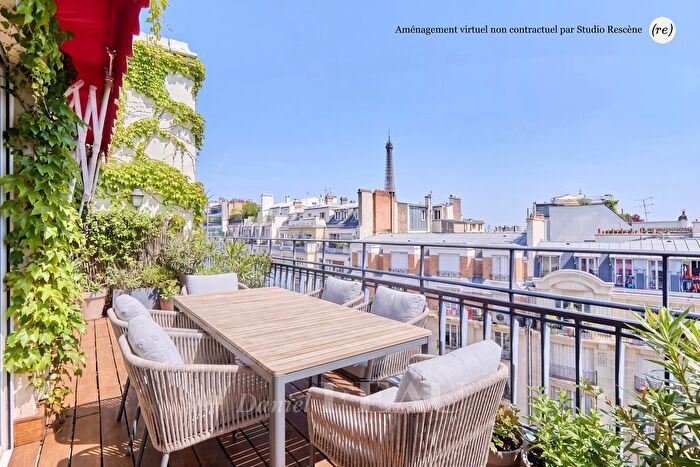 Appartement 3 pièces à vendre à Paris 16ème, Muette-Nord, Trocadéro