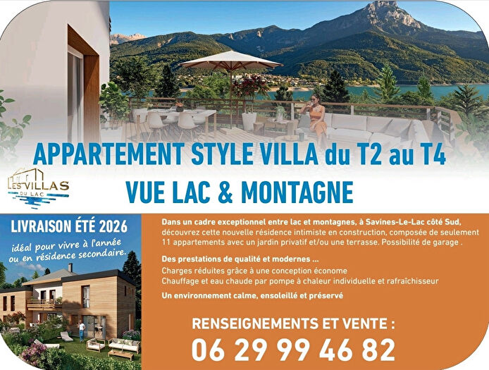 Appartement à vendre - Savines-le-Lac - 2 pièces - 1 chambre