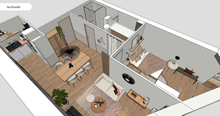 Appartement à vendre - Les Essarts - 2 pièces - 1 chambre