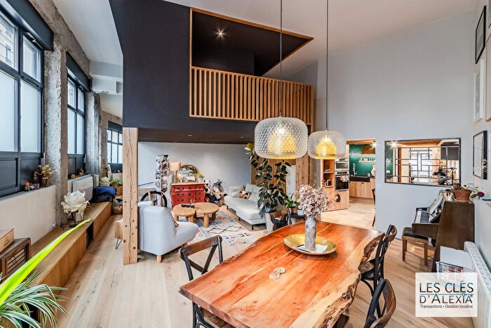 Appartement à vendre - Villeurbanne, Perrallière - 3 pièces - 2 chambres