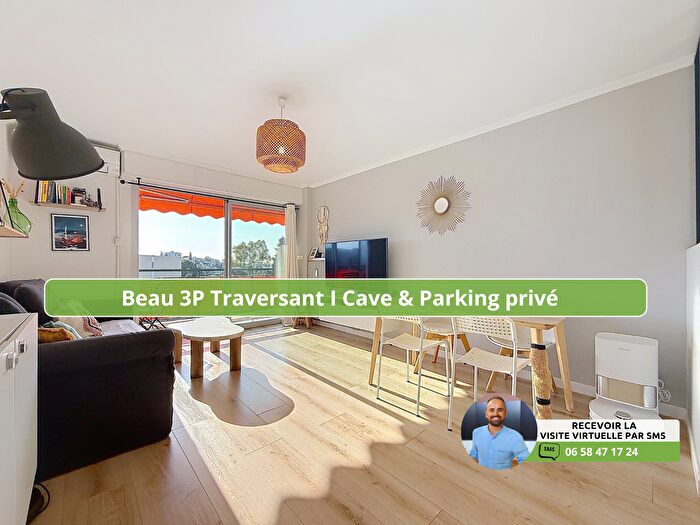 Appartement à vendre - Antibes, Antibes-les-Pins, Trianon, Le Fournel, Peyregoue - 3 pièces - 2 chambres