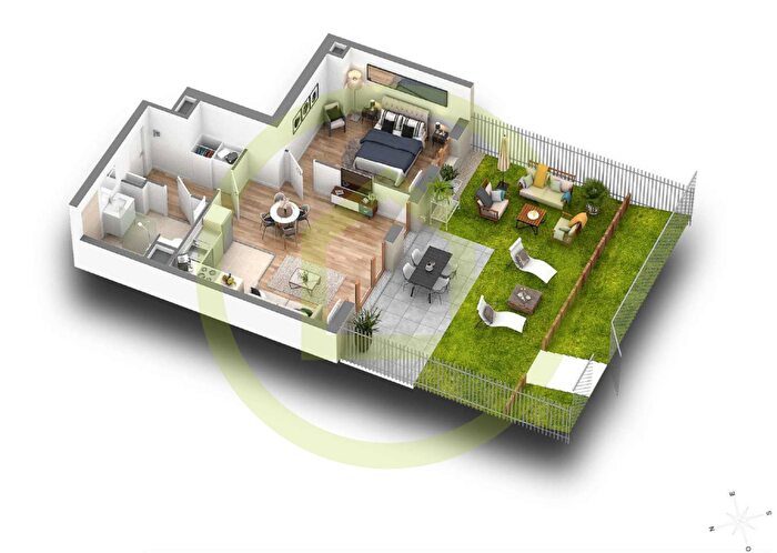 Appartement à vendre - Enghien-les-Bains - 2 pièces - 1 chambre