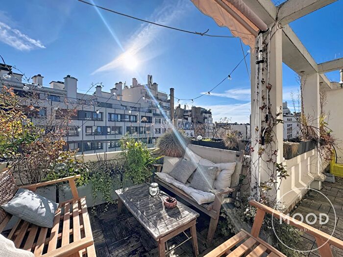 Appartement à vendre - Paris e , Porte de Saint-Cloud, Auteuil-Sud - 3 pièces - 2 chambres