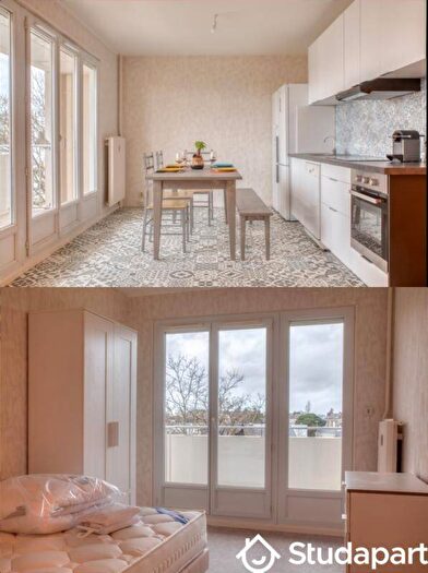 Appartement à louer - Madeleine-Saint Léonard-Justices, Angers - 1 pièce - 2 chambres