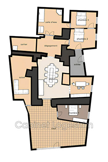 Appartement à vendre - Congénies - 5 pièces - 3 chambres