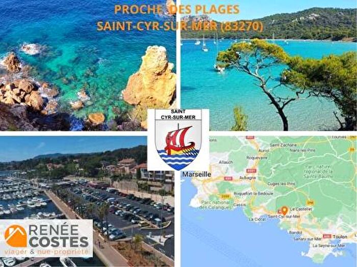 Appartement 3 pièces à Saint-Cyr-sur-Mer, Le Plan de la Mer, à vendre