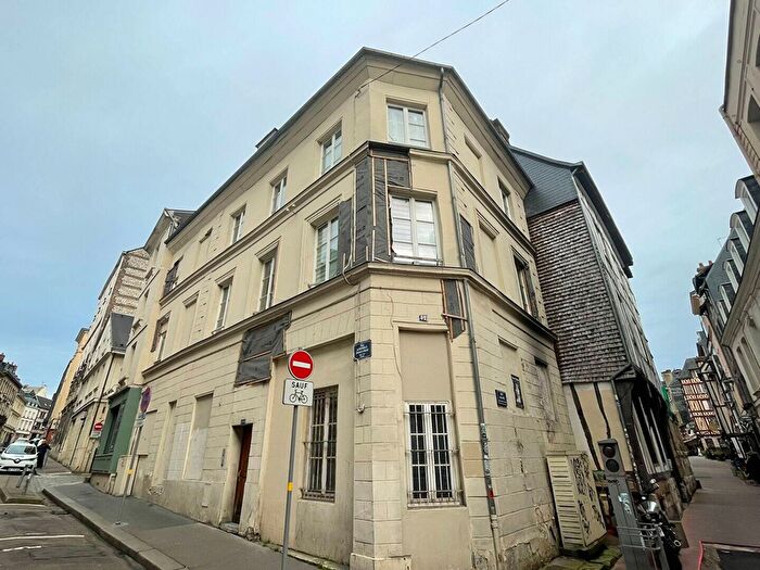 Appartement à louer - Vieux Marché-Cathédrale, Rouen - 2 pièces - 1 chambre