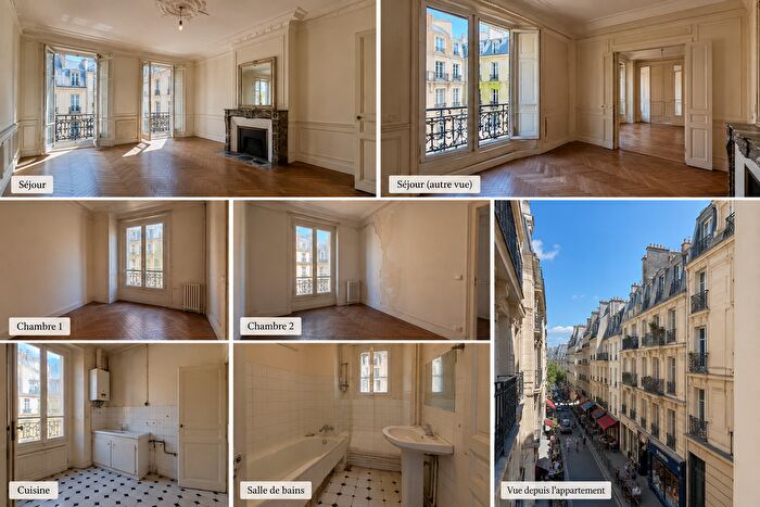 Paris 4ème, Saint-Gervais - Appartement 3 pièces à vendre